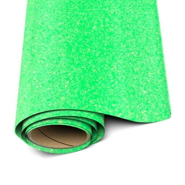 Siser Glitter HTV 20" x 12" Sheet - Iron on Heat Transfer Vinyl (Neon ...