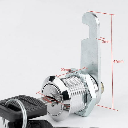 Xizioo Iron Cabinet Lock Cylinder Toolbox Locker Iron Cabinet Turn ...
