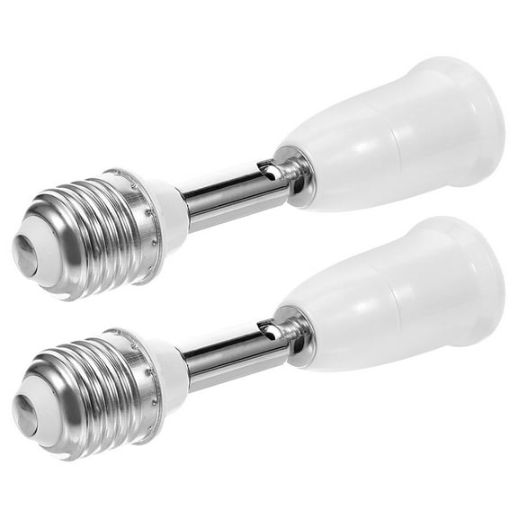 7 Pcs E27 to E27 Bulb Base Adapter Converter Light Socket Extension ...