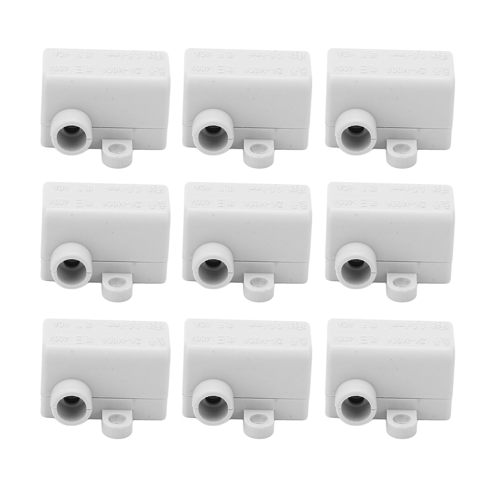 Quick Wiring Terminal Block, 60A 400V High Conductivity 1 in 3 Out Wire ...