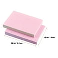 ROSENICE 150 Pcs Color Lined Flashcards for Study White Revision Notes ...