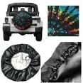 Navy South Carolina Flag Spare Tire Cover Dust Proof Wheel Tire Cover