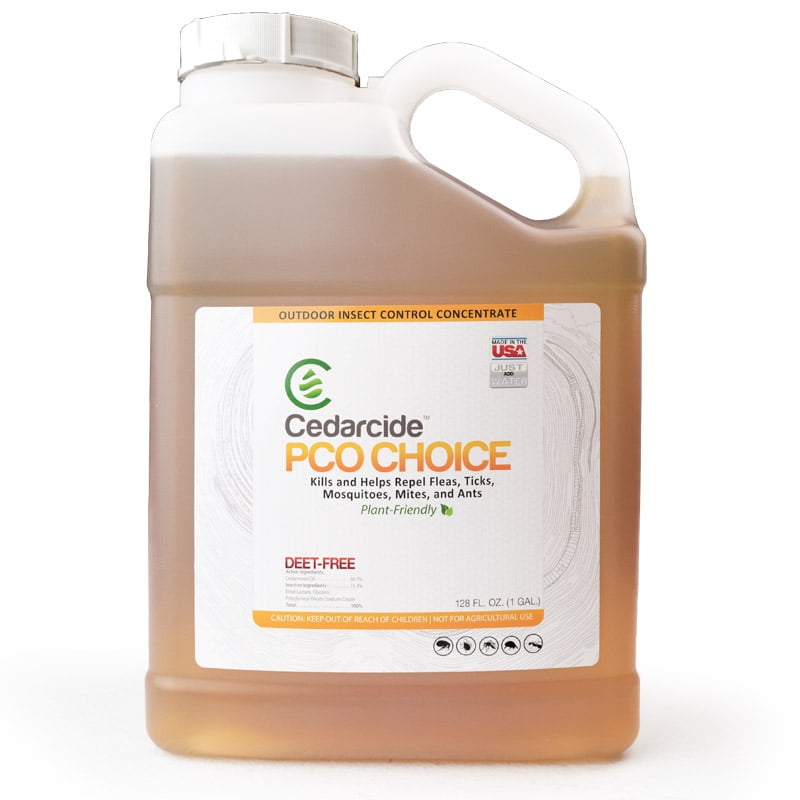 Cedarcide PCO Choice (Gallon Refill: No Hose-End Sprayer) Cedar Oil Bug ...