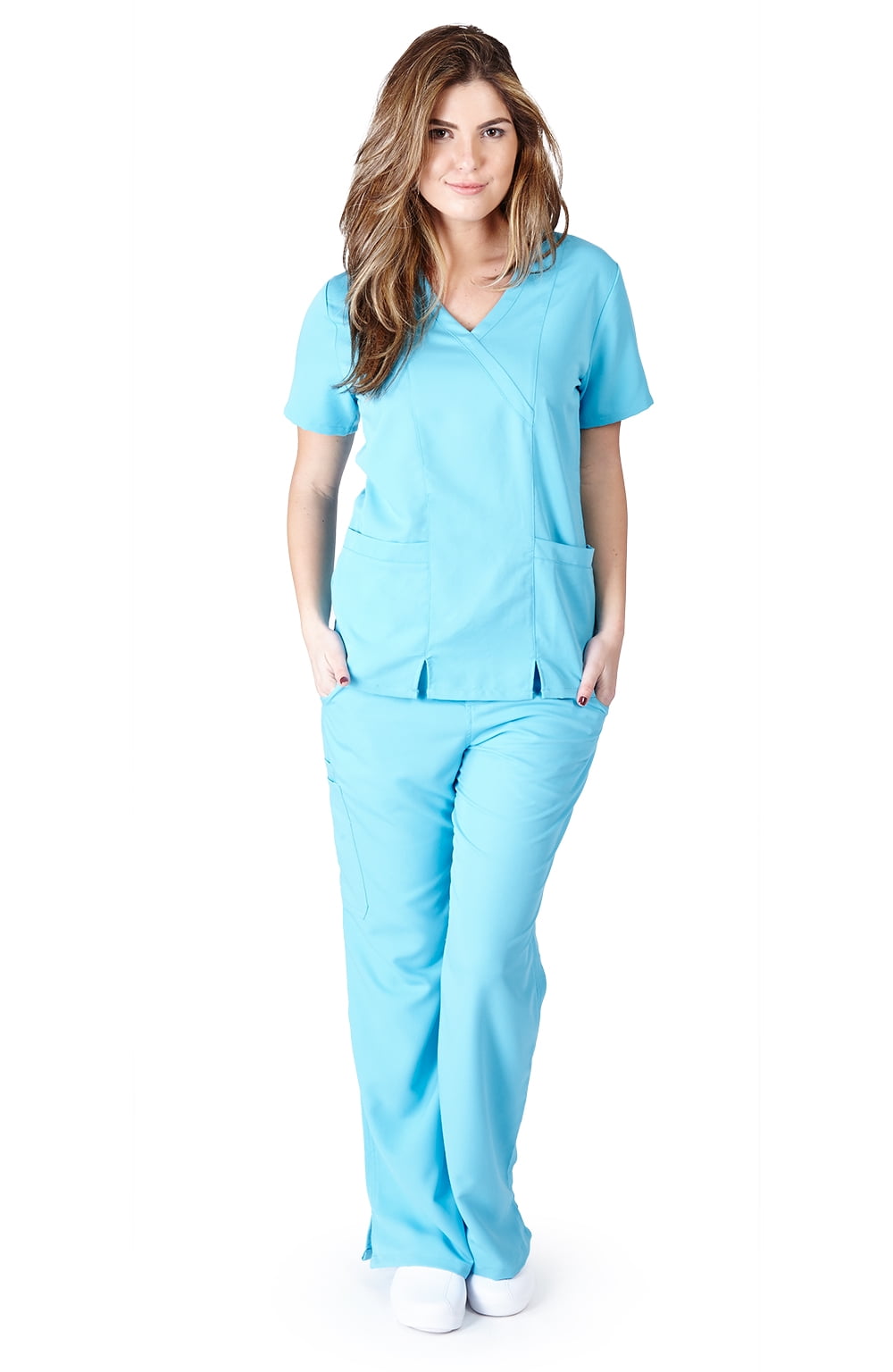 M&M SCRUBS Super Soft Junior fit scrub set 8117 9120 - Walmart.com