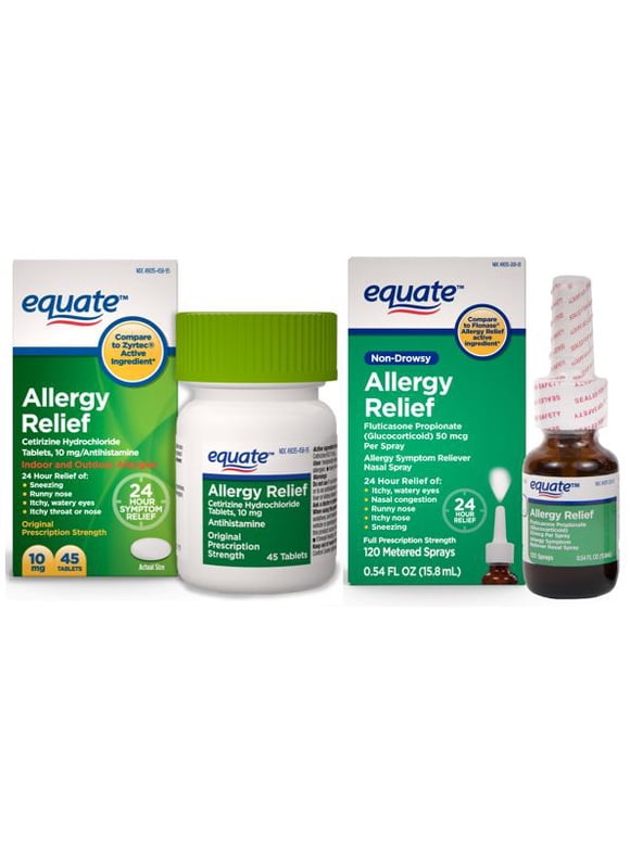Equate Zyrtec in Allergy Medicine - Walmart.com