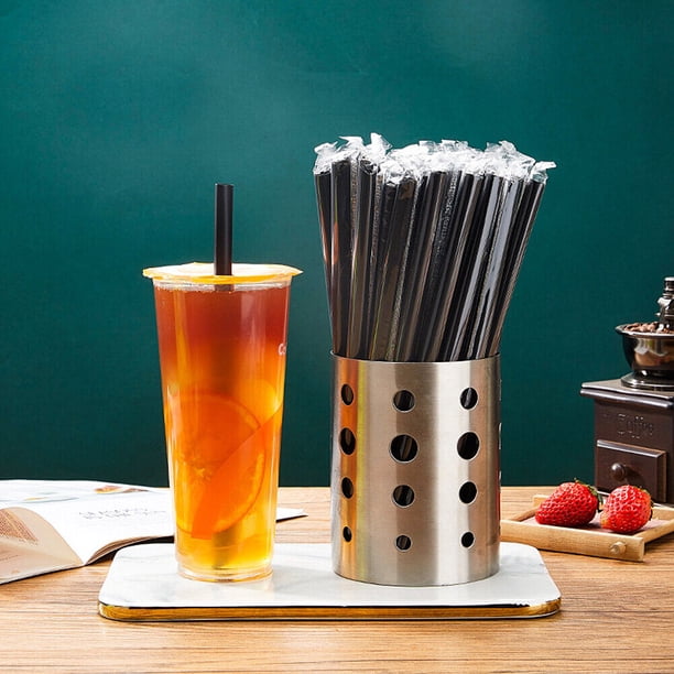 US 100-200 Pcs Jumbo Smoothie Straws Boba Bubble Tea Straws ...