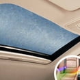 Blue Ombre Privacy Window Film, Decorative Stained Glass Window Film ...