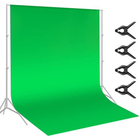 Neewer 10x12 feet/3x3.6 Meters Green Chromakey Fiber Backdrop ...