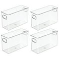 mDesign Plastic Breast Milk Storage Container with Handles - 4 Pack ...