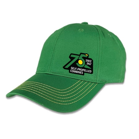 John Deere 75th Anniversary Combine Twill Hat, One Size, Green ...