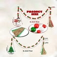 2PC Christmas Wood Bead Garland,Farmhouse Beads with Tassels Tiered ...