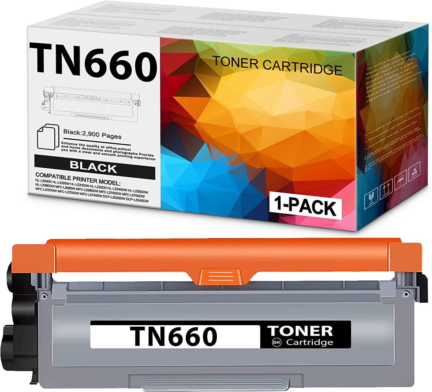 TN850 Toner Cartridge Replacement for Brother HL-L5000D Printer(Black,1 ...