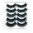 False Eyelashes Lashes Pack 10 Pairs 8D Dramatic Eyelashes Wispy Eye ...