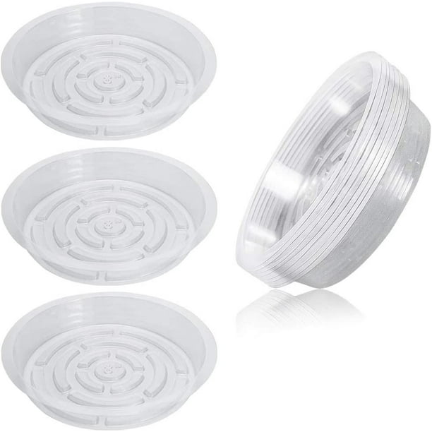 10 platillos transparentes para plantas para macetas, platillo de ...