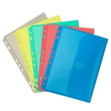 C-Line Mini Size Binder Pocket, Side Loading, Assorted, Pack of 18 ...