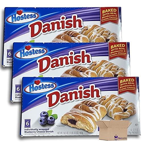 Individually Wrapped Danish Pastries