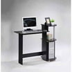 Furinno Compact Study Computer Desk with Small Shelves for Office Room ...