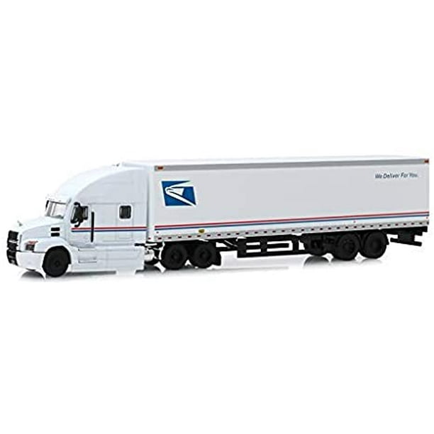 Greenlight 30090 2019 Mack Anthem 18 Wheeler Tractor-Trailer USPS ...