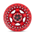 Fuel D117 Warp Beadlock 17X9 6X139.7 -15Et 125.1Cb Candy Red Wheel ...