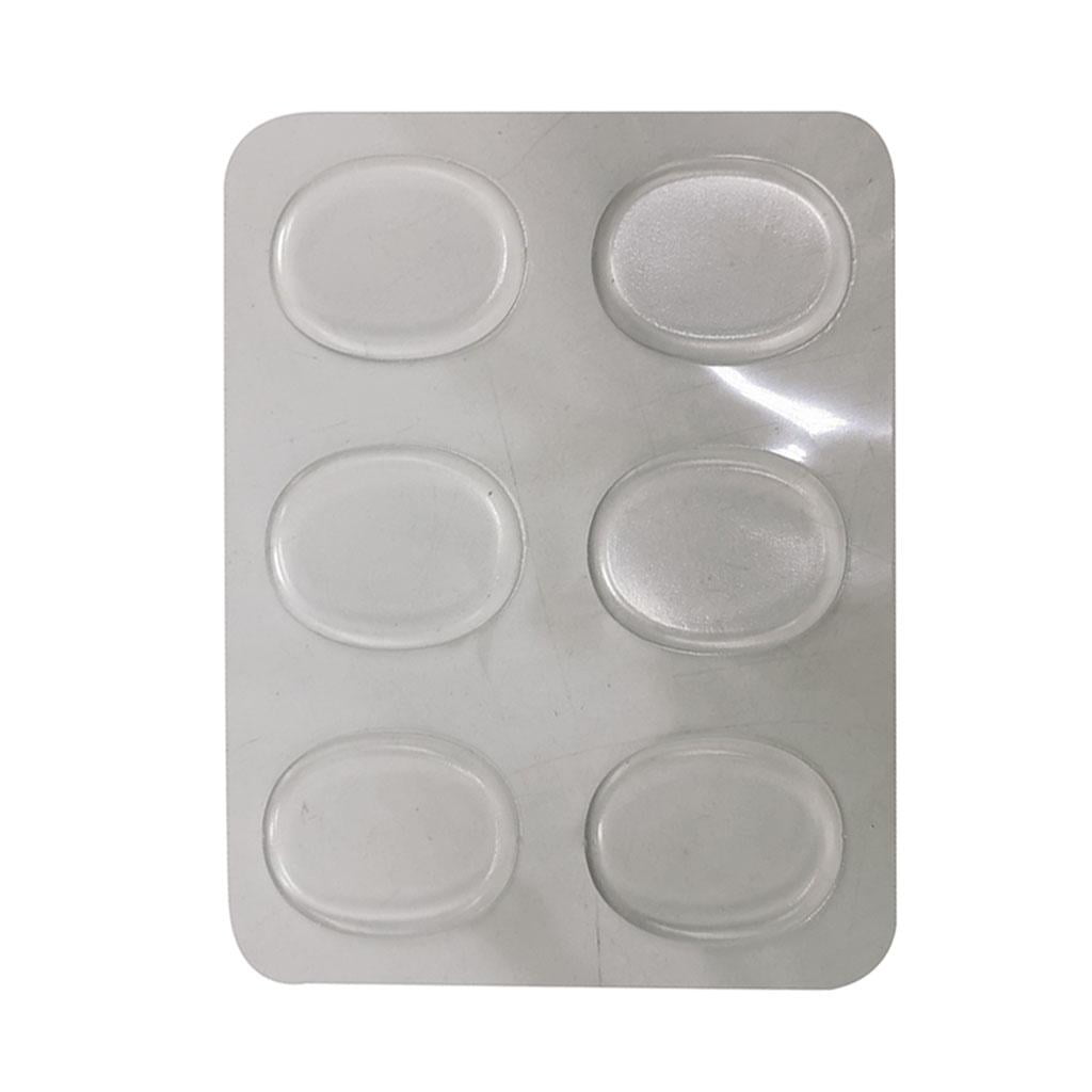 6 Pcs Drum Dampener , Pad, Drum Damp Pads, Clear Resonance Pads For ...