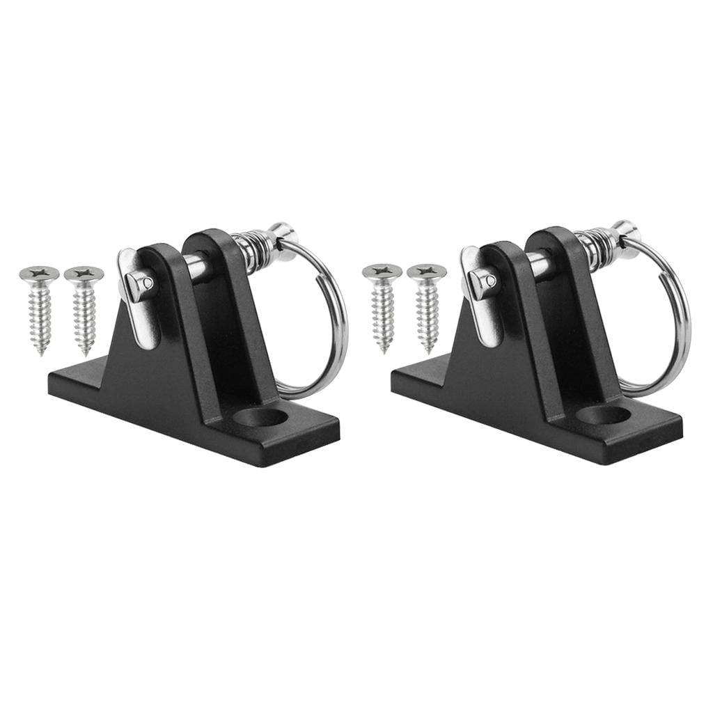 Fittings - Black Nylon Deck Mount - 2 Pack - Boat Canopy Hardware AU ...