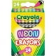 Crayola® Neon Crayons, 24 Colors per Pack, 6 Packs - Walmart.com