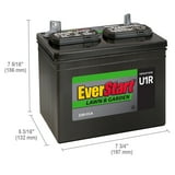 EverStart Lead Acid Lawn and Garden Battery, Group Size U1R 12 Volt ...