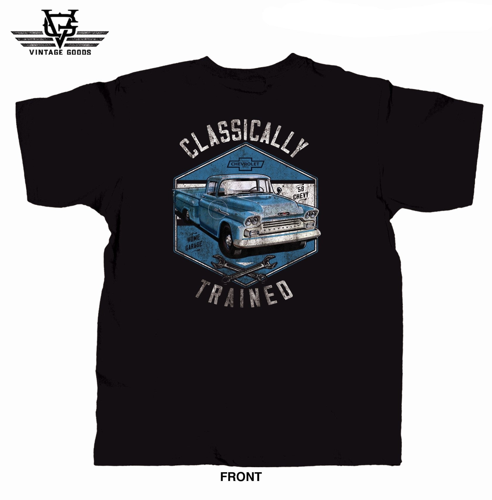 VGA Chevy Licensed Tee Shirt Black 3XL Classically Trained - Walmart.com