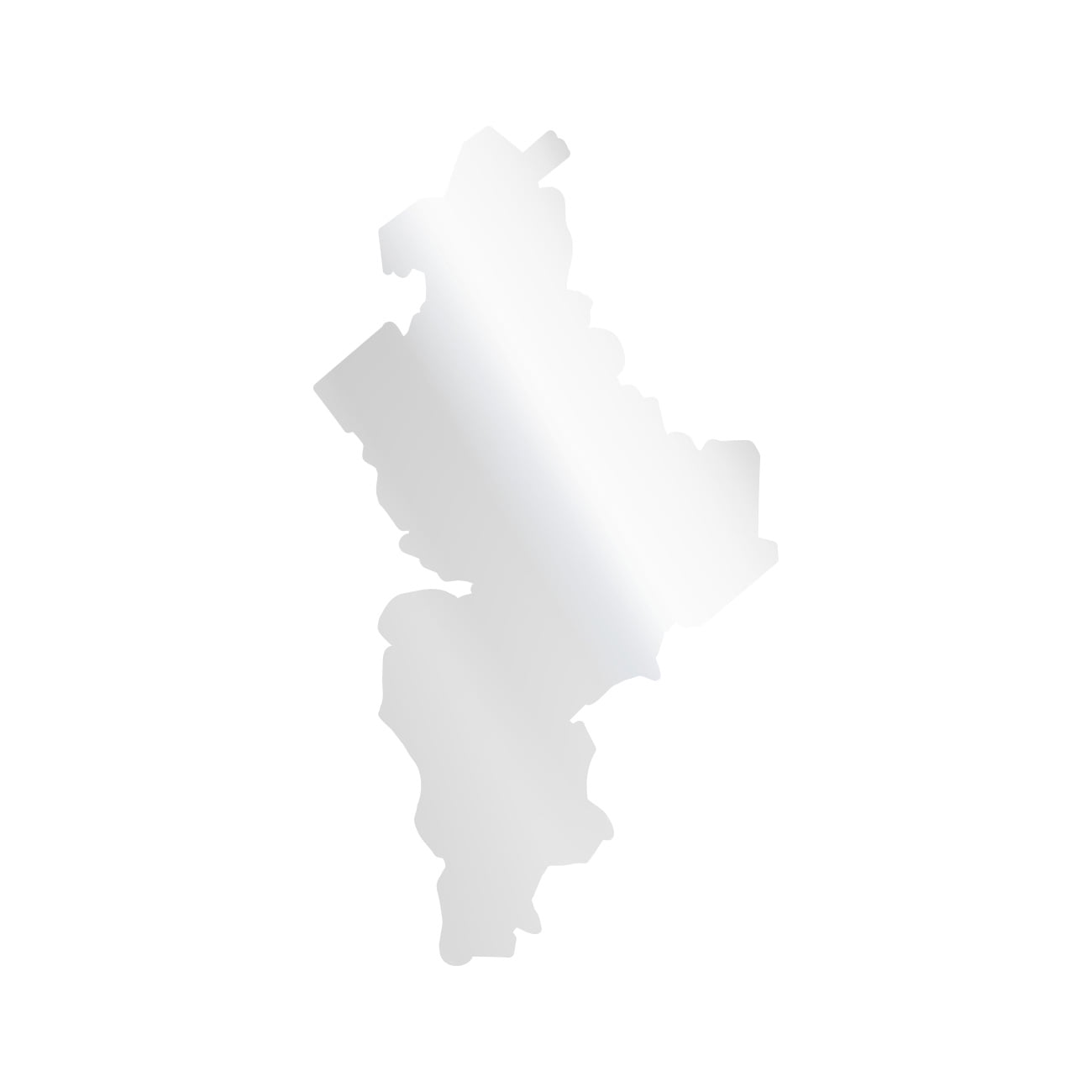 Nuevo Leon State Shaped Sticker Decal Die Cut - Self Adhesive Vinyl - Weatherproof - Made in USA ...