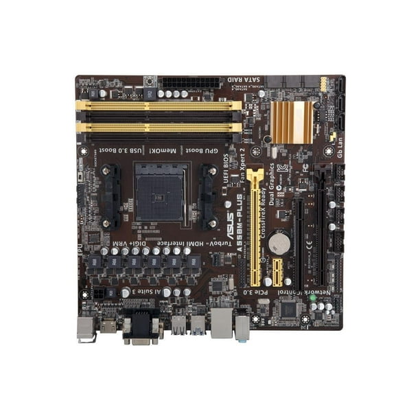 Placa base ASUS A55BM-PLUS con conector FM2+ AMD A55 DDR3 Micro ATX ...