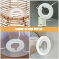 WHAMVOX 25pcs E27 to E14 Lamp Shade Reducing Ring Lamp Holder Converter ...