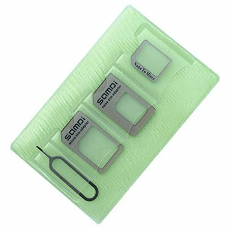 Nano Sim Card Adapter, 5 in 1 Sim Card Adapter Kit Micro Sim Card ...