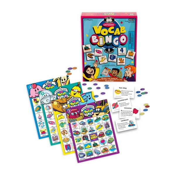 Super Duper Publications | Say & Do Vocabulary Bingo Game | Educational ...