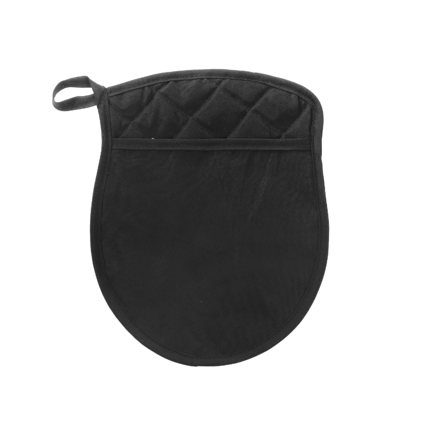 Click here for Ih Casadécor Quilted Pot Holder With Pocket (Black... prices