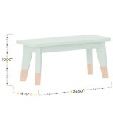 Buzz & Bloom Kids 4-Piece Wood Table Set - Walmart.com