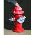 Red Shiny Fire Hydrant Metal Wall Hanging Sign - 34" x 17" - Walmart.com