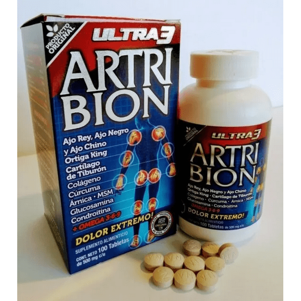 Artribion 100 Tabs 500 mg c/u Ultra3 Caja | Walmart en línea
