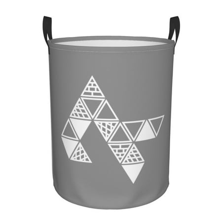 ZNDUO Laundry Basket, Round Laundry Storage Basket, Waterproof Laundry ...