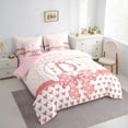 jejeloiu Bowtie Monogrammed D 7-Piece Bedding Comforter Set,Lovely ...