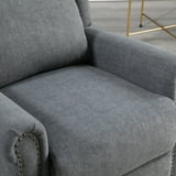 Dinosisco Swivel Glider Rocker for Nursery, Wingback Upholstered ...