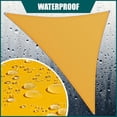 Royal Shade 12' x 12' x 12' Orange Triangle Waterproof Sun Shade Sail ...