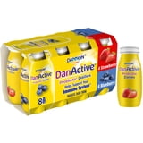 DanActive Probiotic Dailies Blueberry & Strawberry Dairy Drink, Variety ...