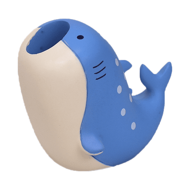 Small capacity student pen holder cute aquarium shark dolphin pen ...