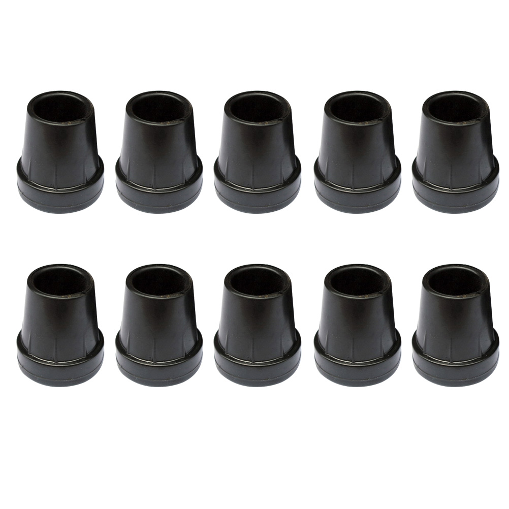 10PCS Leg Tips Anti Skidding Light Plastic Walking Stick Ferrule Cane ...