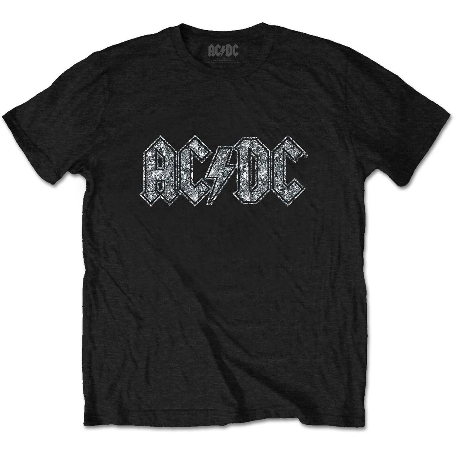 Click here for Acdc Ac/Dc Boys/Girls Diamante Logo T-Shirt 11-12... prices