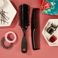 Equate Styling Brush and Comb Set, Black, 2 Pieces for Detangling and ...