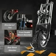 72V 6000W Off-Road Electric Scooter, 55MPH, 11 Inch Wheel, Hydraulic ...