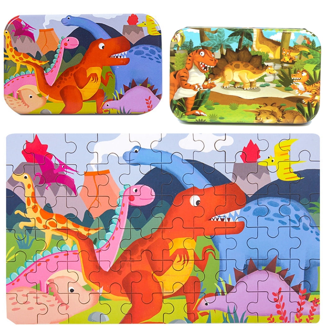 Click here for Nobrand 120pcs Kids Dinosaur Puzzle Toy Diy Paper... prices