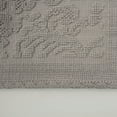 Jean Pierre Turkish Cotton Crochet 28x48 in. Bath Rug, Dark Grey ...