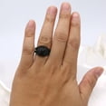 Black Matching Rings His and Her Rings Couple Rings 1ct CZ Wedding Ring ...